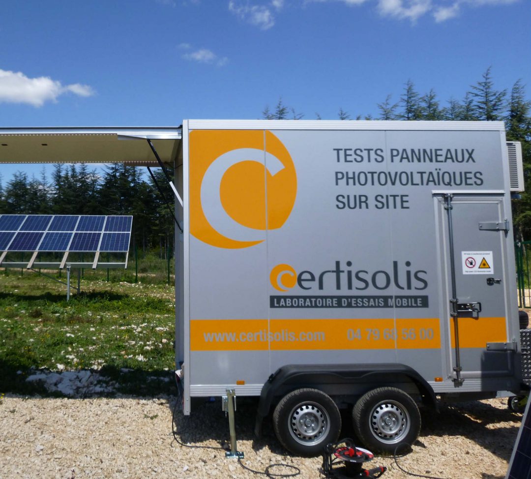 Test photovoltaique sur centrale - Certisolis : laboratoire d'essai et ...