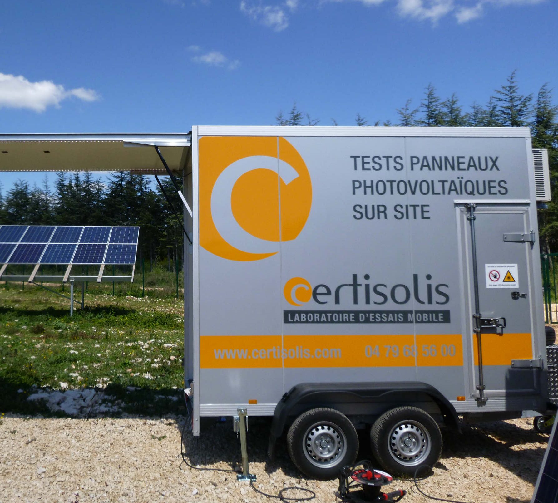 Test photovoltaique sur centrale - Certisolis : laboratoire d'essai et ...
